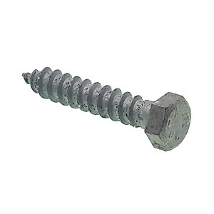 Prime-Line 9056201 Hex Lag Screws, 3/8 In. X 2 In., A307 Grade A Hot Dip Galvanized Steel (100 Pack)
