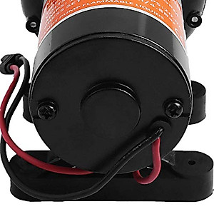 Happybuy RV Water Pump 5.3 GPM 5.5 Gallons Per Minute 12V Water Pump Automatic 70 PSI Diaphragm Pump with 25 Foot Coiled Hose Washdown Pumps for Boats Caravan Rv Marine Yacht