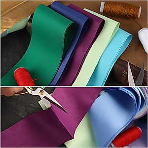 40Pcs Roll Up Cotton Fabric Quilting Strips, Jelly Roll Fabric, Cotton Craft Fabric Bundle, Patchwork Craft Cotton Quilting Fabric, Cotton Fabric, Quilting Fabric with Different Patterns for Crafts