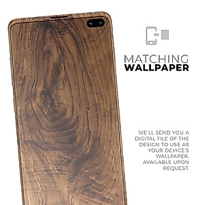 DesignSkinz Raw Wood Planks V11 Protective Vinyl Decal Wrap Skin Cover Compatible with The Samsung Galaxy S20 (Screen Trim & Back Glass Skin)