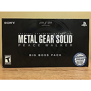 PlayStation Portable PSP-3000 Console Metal Gear Solid Peace Walker Big Boss Bundle Pack