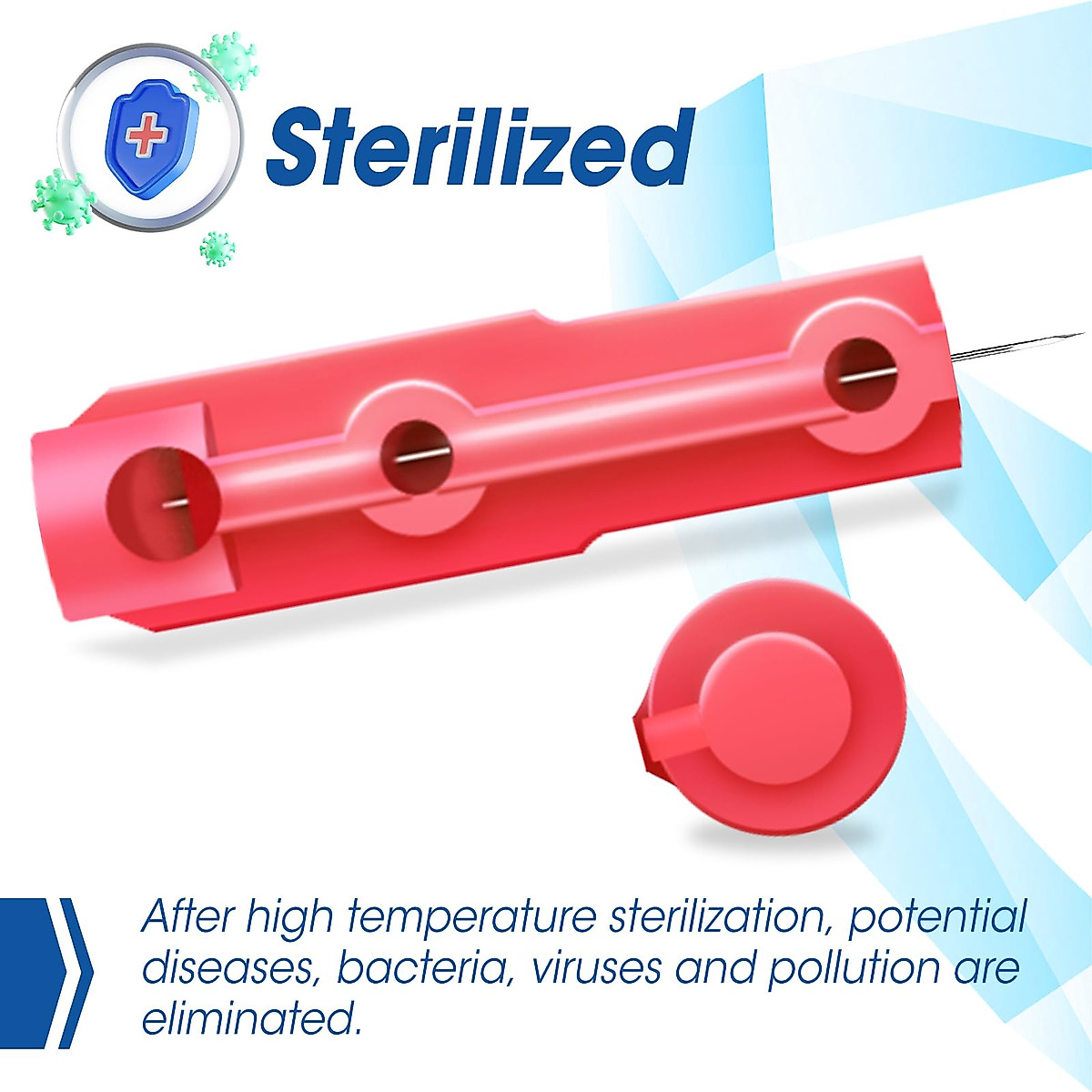 AZEN 350 Pcs Lancets for Diabetes Testing, 30 Gauge Multicolored Blood Sugar Lancets, Diabetic Lancets for Lancing Device