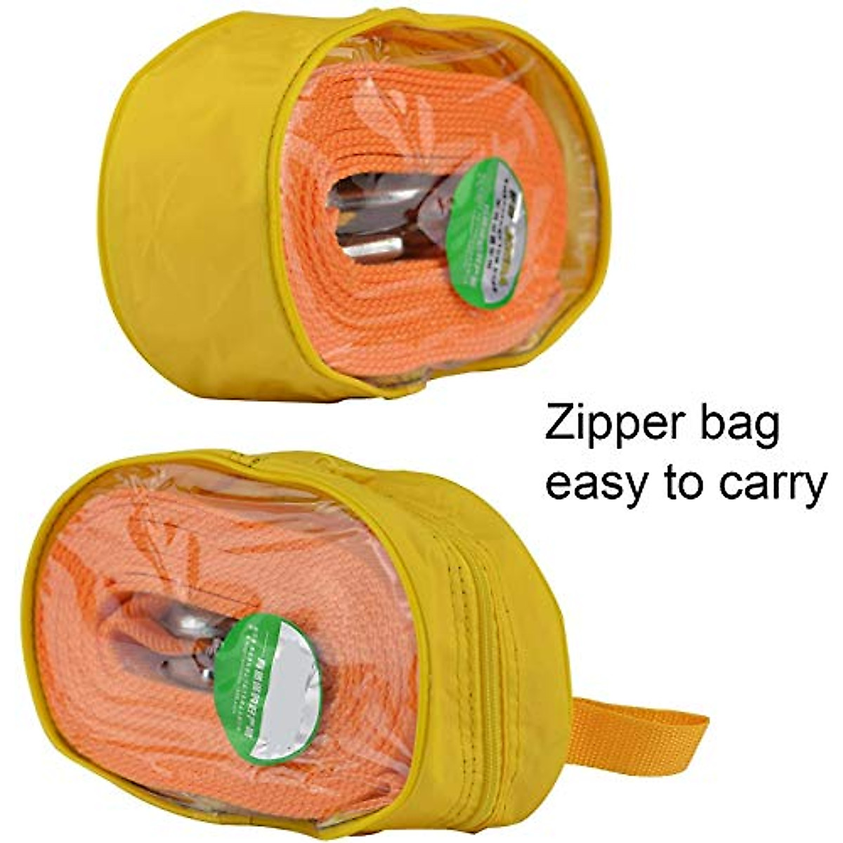 Tow Strap Heavy Duty, Recovery Strap 3" X 20' 18,000 LB Break Strength Rope Winch Strap with 2 Hook