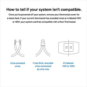 Google Nest Thermostat - Smart Thermostat for Home - Programmable Wifi Thermostat - Fog