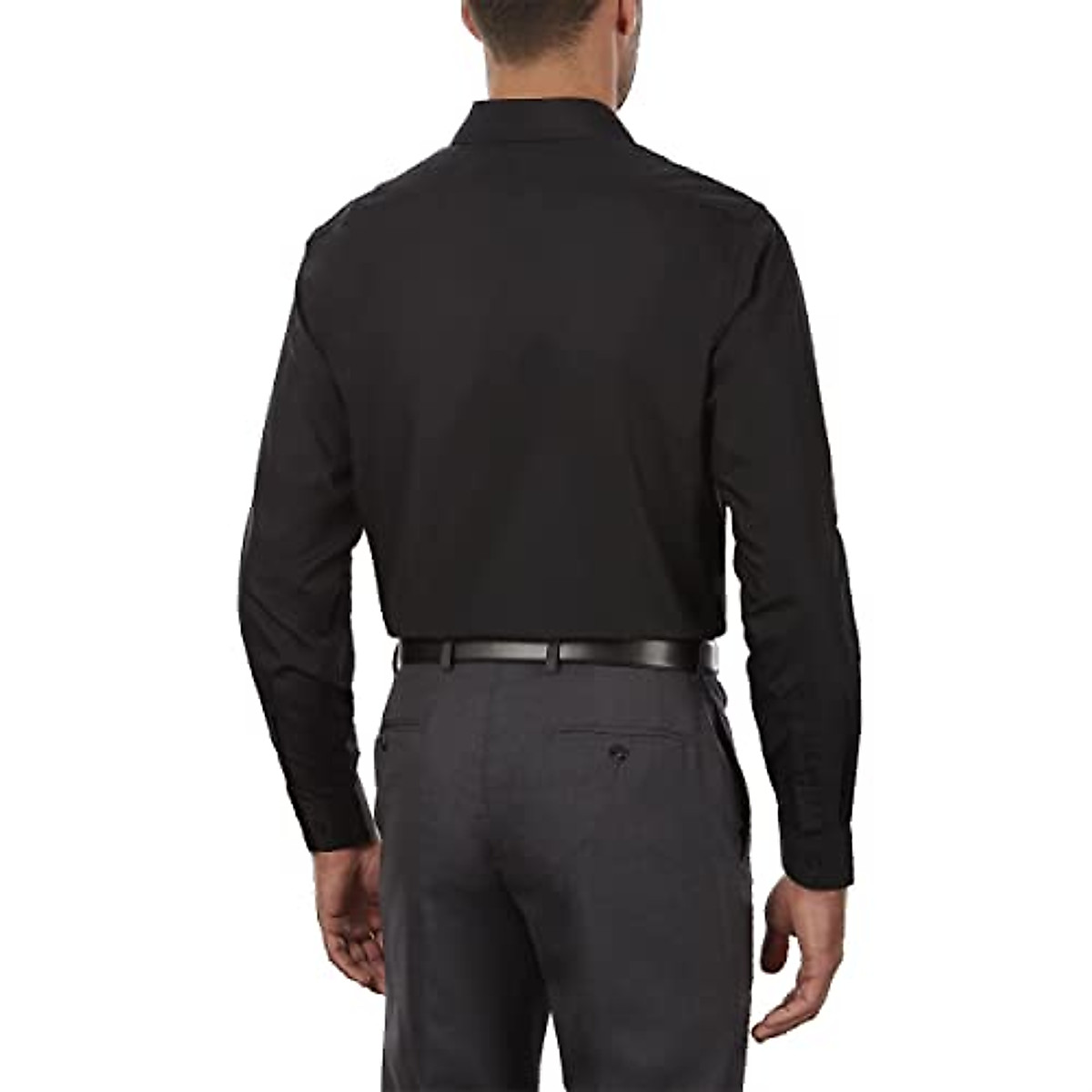 Van Heusen Regular Fit Long Sleeve Dress Shirt BLACK 16.5 Nk 34-35 Sl