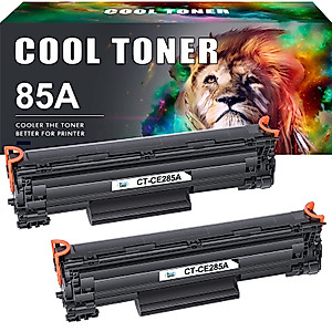 Cool Toner Compatible Toner Replacement for HP 85A CE285A Toner Cartridge for HP Pro P1102w M1212nf MFP P1102 P1109w M1217nfw Printer Ink Cartridge (Black, 2-Pack)