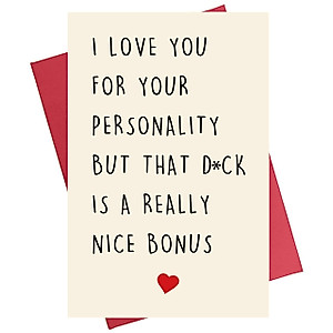 Alzombi Special Anniversary Card, Funny Dirty Birthday Valentine's Card for Husband Boyfriend Him Fiance Men
