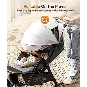 Portable Sound Machine Baby - Dreamegg D11 White Noise Machine for Baby Sleeping with Night Light, White Noise, Lullaby, Nature Sounds, Child Lock, USB Rechargeable Sound Machine for Travel Nursery