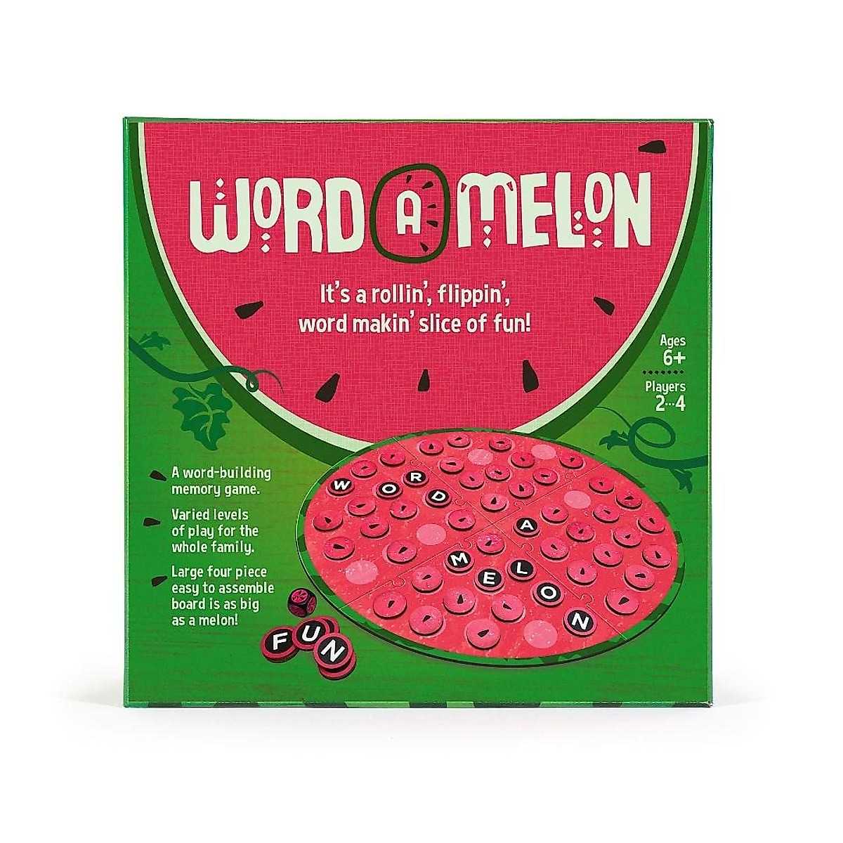 Bananagrams Word-a-Melon: Family-Fun Word Search Game for Kids Age 6+