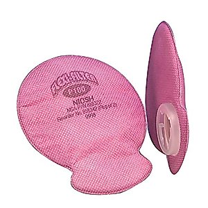 MSA 818342 Advantage Respirator Flexi-Filter - P100, Quantity: 2 per pack, Air-Purifying Respirator Pad, Cartridges Accessory, Air-Purifying Respirator Attachment, Long-Lasting Respiratory Protection