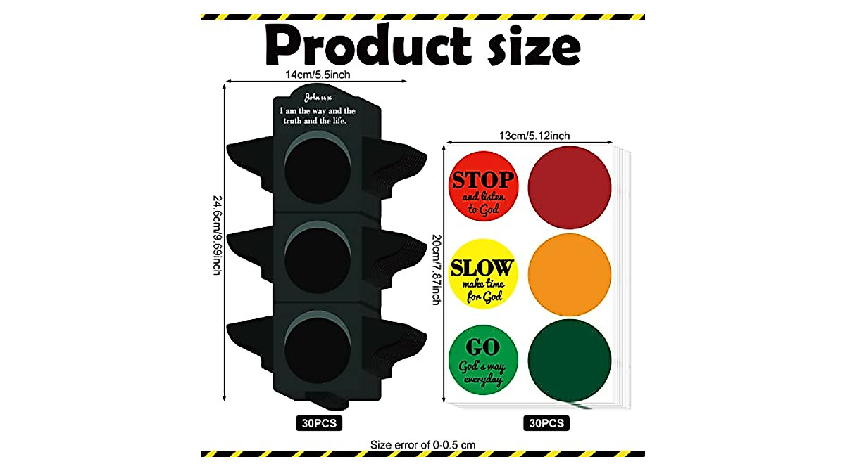 30 Eaasty Christian Traffic Light Crafts | Sunday School Kids