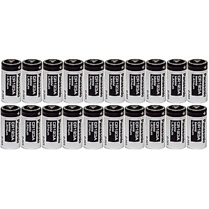Panasonic 20 CR123A 123A Industrial 3V Lithium Batteries