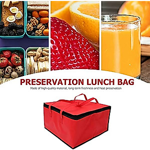 Insulated Food Grocery Delivery Bag Pizza Warmer Bag Picnic Cooler Bag Transport Bag for Hot Food Delivery Drink Carriers Attractive Design