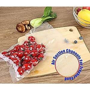 3 Pack- 11" x 16' Vacuum Seal Roll. Compatible With All Food Saver Vacuum Seal Machines, Heavy Duty, BPA-Free & Freezer Safe, Cut to Size. 24/7 Bags