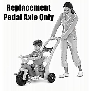 Fisher-Price Replacement Part for Rock, Roll and Ride Trike Rock, Roll and Ride Bike Replacement Axle ~ Fits Many Models