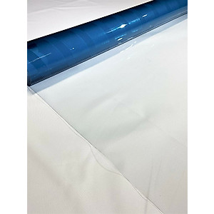 USA Fabric Store Clear Vinyl 30 Gauge Isinglass Double Polished Marine Boat by The Foot 54 Wide