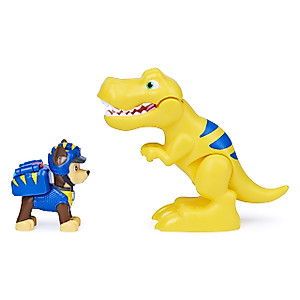Paw Patrol, Dino Rescue Chase and Dinosaur Action Figure Set, for Kids Aged 3 and up