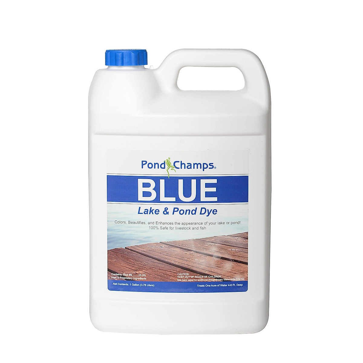 Pond Champs Blue Pond Dye and Pond Cleaner- 1 Gallon of Each