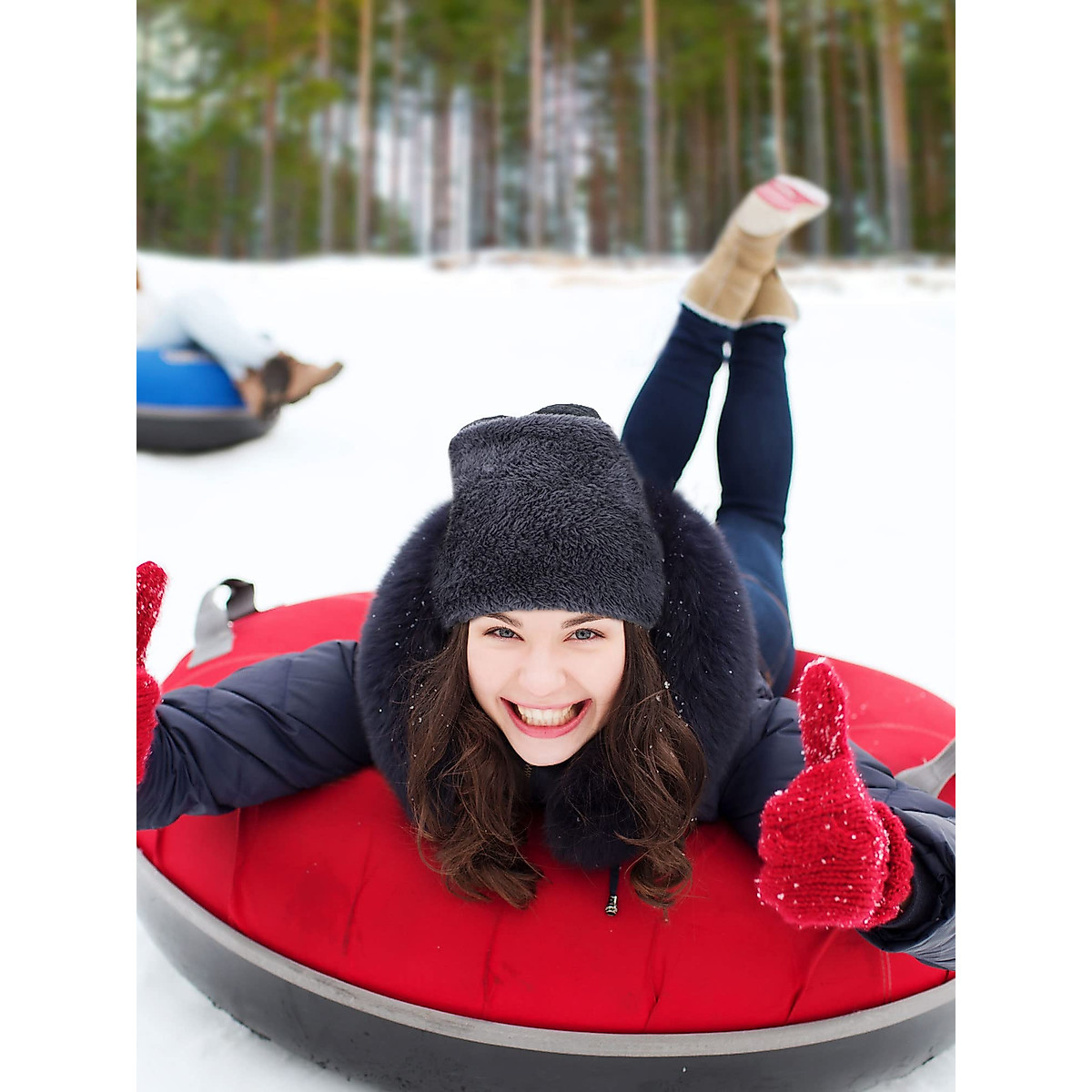 4 Pieces Warm Knitted Balaclava Thermal Fleece Ski Mask Winter Face Mask for Women Men Outdoor Sports Cold Weather, 4 Colors