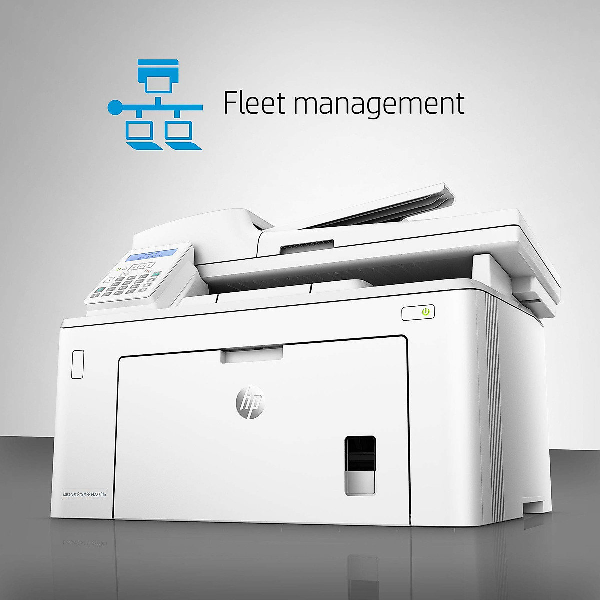 HP Laserjet Pro M227fdn All-in-One Monochrome Laser Printer with Auto Two-Sided Printing, Mobile Printing, Fax & Built-in Ethernet, Amazon Dash Replenishment Ready (G3Q79A) (Renewed)