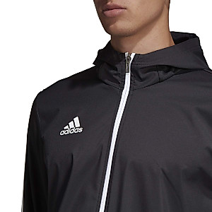 adidas Men's Tiro 19 Warm Jacket (Small) Black/White