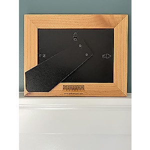 Griffco Supply Family Natural Wood Engaved Picture Frame (5x7 Horizontal)