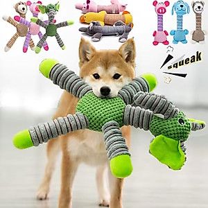 Large Dog Sound Squeaky Toys Animals Shape Pet Soft Plush Chew Molar Training Toy Puppy Bite Teeth Dental Toys