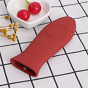 XISAOK Silicone Hot Handle Holder Lodge Pot Sleeve Ashh Cover Grip for Kitchen Pan Hold