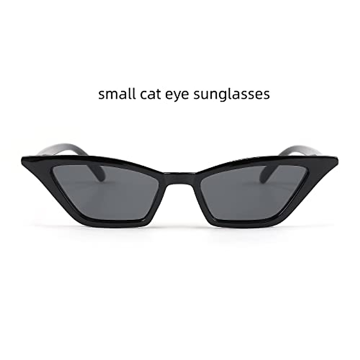 FEISEDY Small Cat Eye Sunglasses Vintage Square Shade Women Eyewear B2291