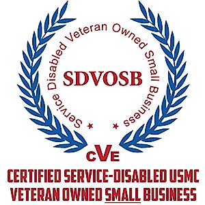 USMC Black Tactical Folding Knife-3.5 Inch Blade Marine Rescue & Hunting Knife-Two-Sided Engravings - USMC Gift-Disabled USMC Vet Owned SMALL Business