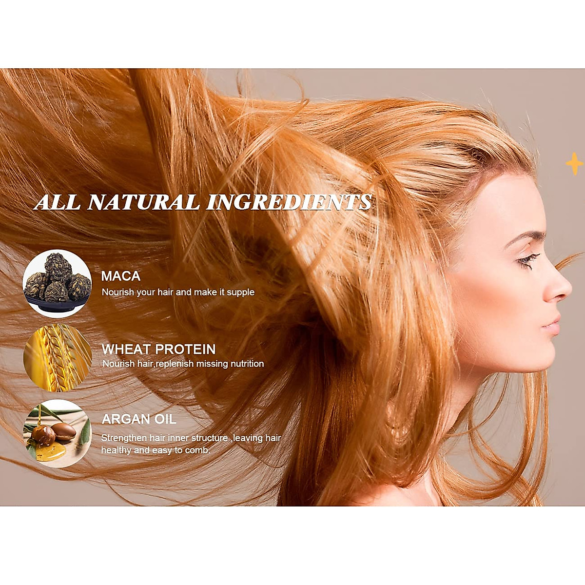 Karseell Shampoo Moroccan Argan Oil Essence Maca Herbal Extract Repair Treatment for Dry Damaged Hair All Hair Types 800ml