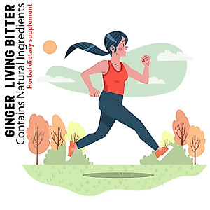 Herboganic Ginger Living Bitters | All Natural Living Bitters | 16 oz