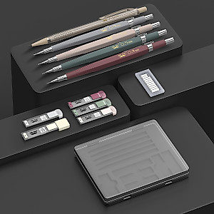 Mr. Pen- Mechanical Pencil Set with Leads and Eraser Refills, 5 Sizes - 0.3, 0.5, 0.7, 0.9 and 2 Millimeters, Sketching Pencils, Drafting Pencil, Mechanical Pencils for Drawing and Sketching