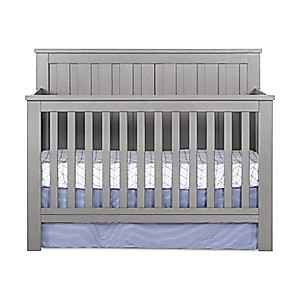 Child Craft Calder 4-in-1 Convertible Crib, Baby Crib Converts to Day Bed, Toddler Bed and Full Size Bed, 3 Adjustable Mattress Positions, Non-Toxic, Baby Safe Finish (Brushed Pebble)
