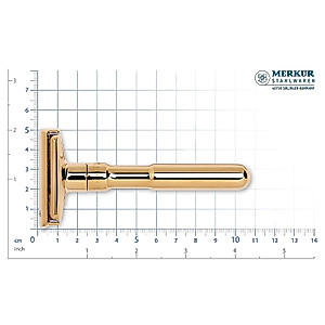 Merkur Adjustable Futur Safety Razor Gold Plated 702