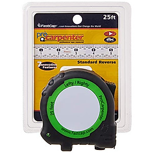 Fastcap PSSR-25 25-Foot ProCarpenter Lefty/Righty Standard Measuring Tape