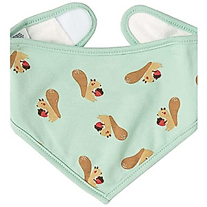 Amazon Essentials Unisex Kids' Bib Set, Pack of 6, Multicolor/Fruit/Stripe, One Size