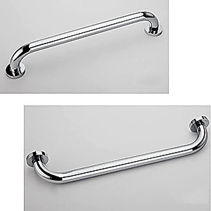 CRODY Grab Bars for Bathroom, Brass Bathroom Grab Bar Support Handle, Shower Handicap Safety Handrail, Mirror Surface Anti-Slip Assist Straight Railing, Elderly Toilet Balance Grip, Towel Rack Toilet