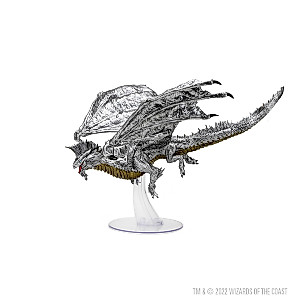 WizKids D&D Icons of The Realms: Adult Silver Dragon