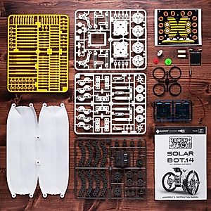 Teach Tech SolarBot.14, Transforming Solar Robot Kit, STEM Learning Toys for Kids 10+