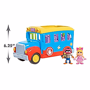 Muppet Babies Friendship School Bus, Kids Toys for Ages 3 Up by Just Play