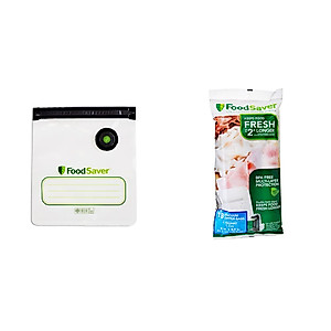 FoodSaver Reusable Quart Vacuum Zipper Bags (10 Count) and FoodSaver 1-Quart Vacuum Zipper Bags (18 Count)