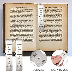 Didiseaon 2pcs Exquisite Student Bookmark Commemorate Bookmark Book Marking Tools