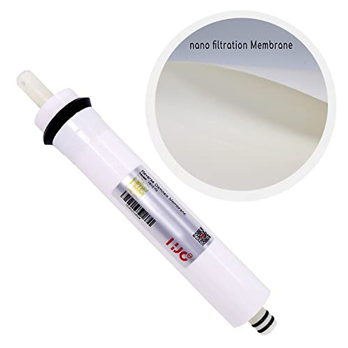Sandmonk Reverse Osmosis Membrane 75GPD Water Filter Replacement for Reverse Osmosis System 11.75"x1.75" Under Sink RO Drinking Purify for House, 98% Desalination Rate
