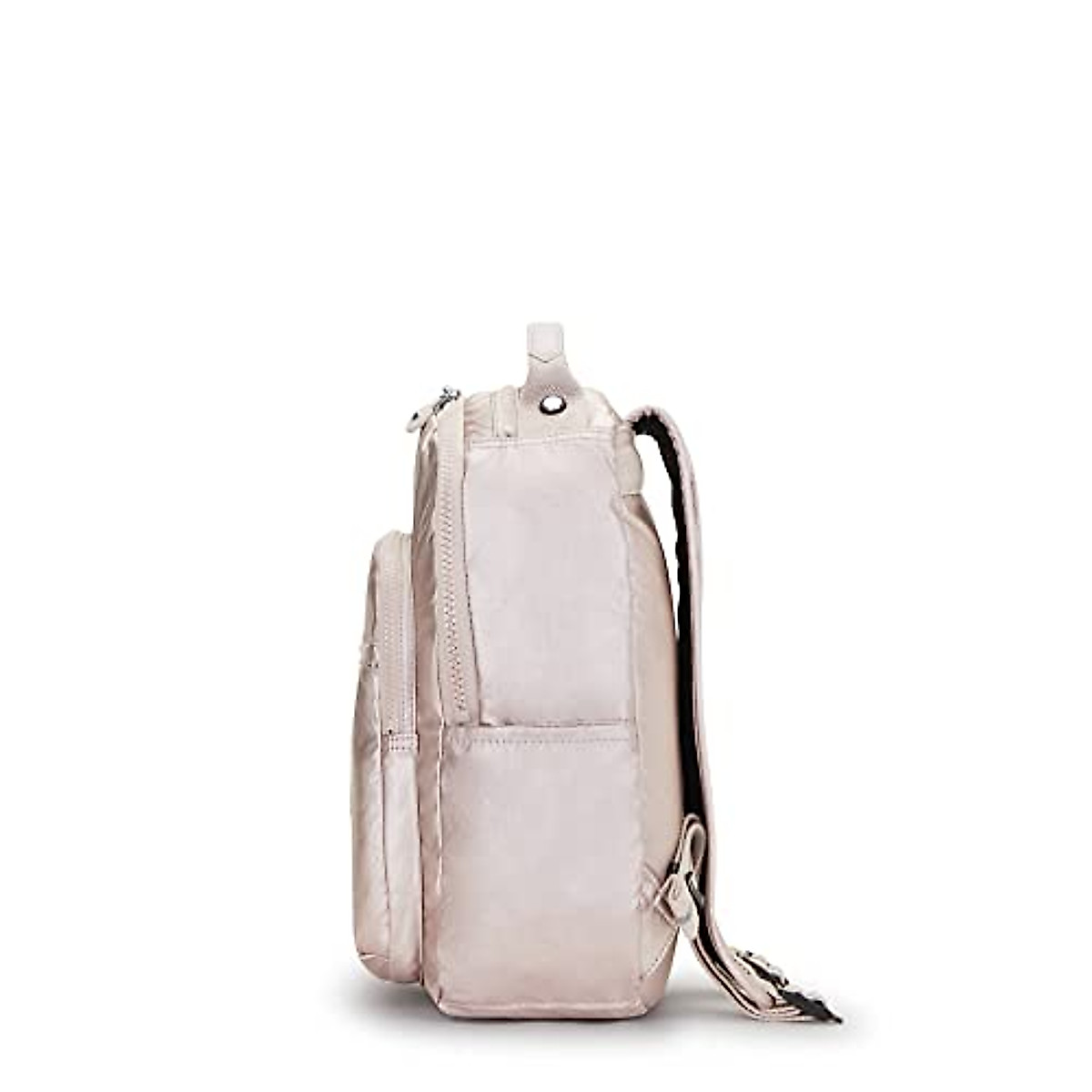 Kipling Seoul Small Metallic Tablet Backpack Metallic Rose