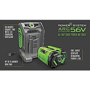 EGO Power+ LM2156SP 21-in 56 Volt Select Cut™ XP Mower with Touch Drive™ Self-Propelled Technology with 10.0Ah Battery and Turbo Charger