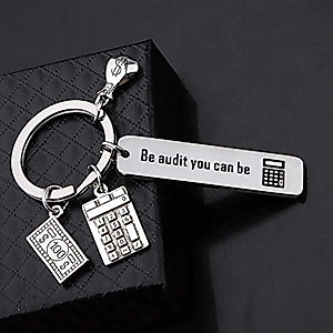 WSNANG Accountant Jewelry Be Audit You Can Be Keychain Auditor Gift Accounting Major Gifts CPA Graduation Gift (Be Audit Keychain)
