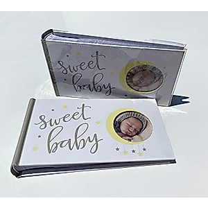 Baby Photo Album 4x6 Photos Hold 80 Slip-in Pockets Mini Picture Book , Mini Photo Albums for Baby with Writing Space Picture Book for Baby Family Wedding Mother New Year ThanksGiving