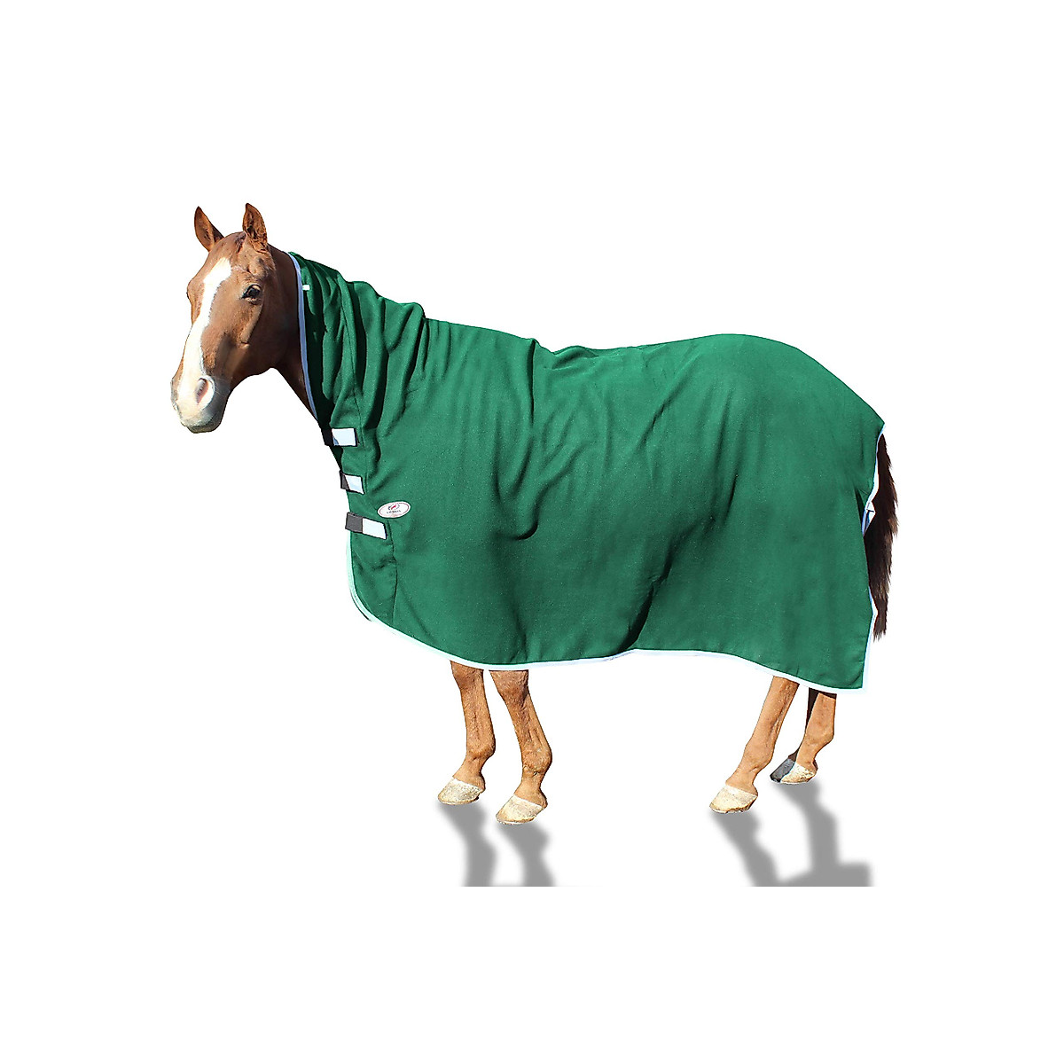 Derby Originals Fleece Cooler with Neck Cover All Season Sheet & Blanket Liner, Hunter Green, 80-4033HG-XL, X-Large