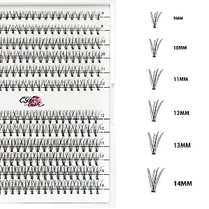 LMQLASH 10D Cluster Lash 9-14mm/curl C/0.07/Individual Eyelashes Natural Diy individual cluster Eyelash